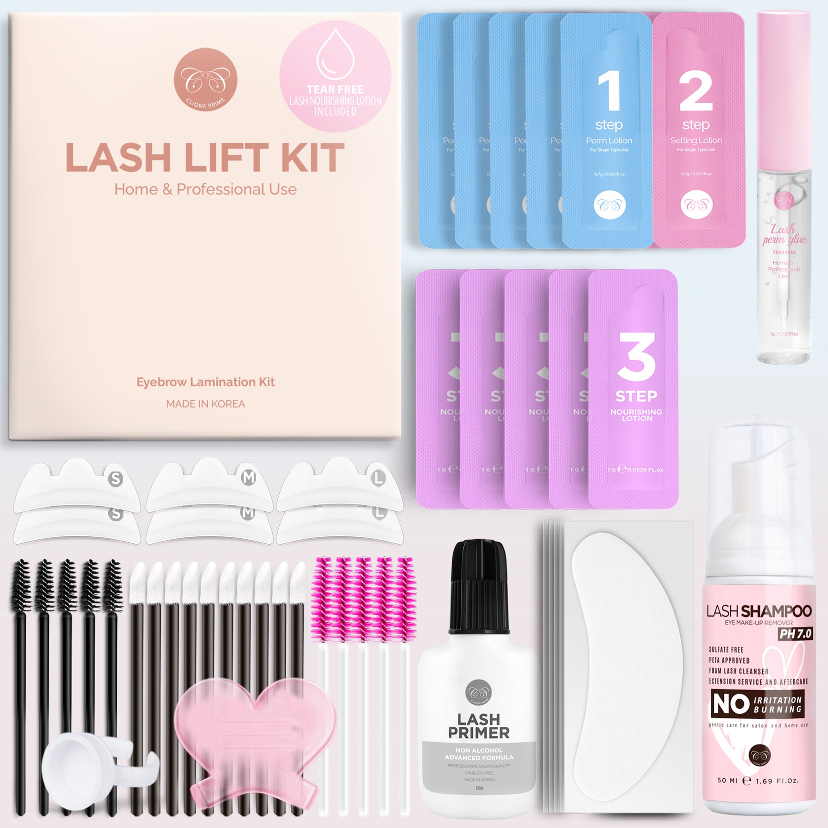 Lash Lift Kit | contains all the necessary lash lift tools! – Clione Prime