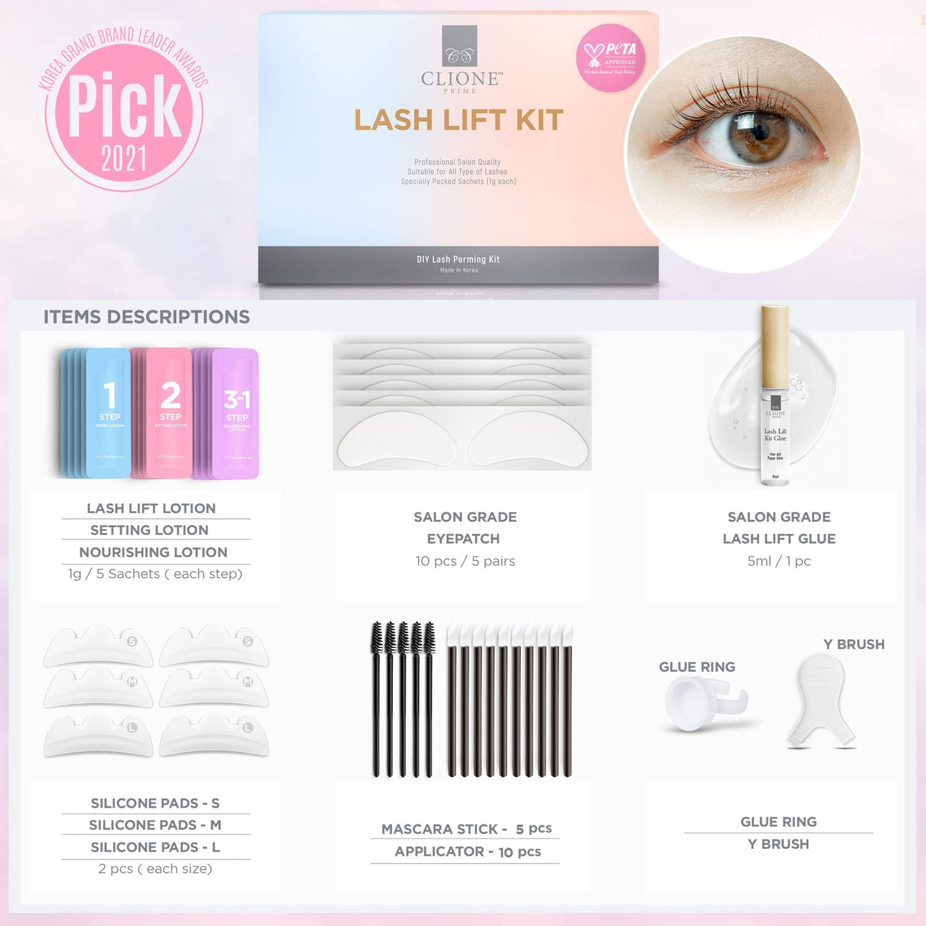 Lash Lift Kit | contains all the necessary lash lift tools! – Clione Prime